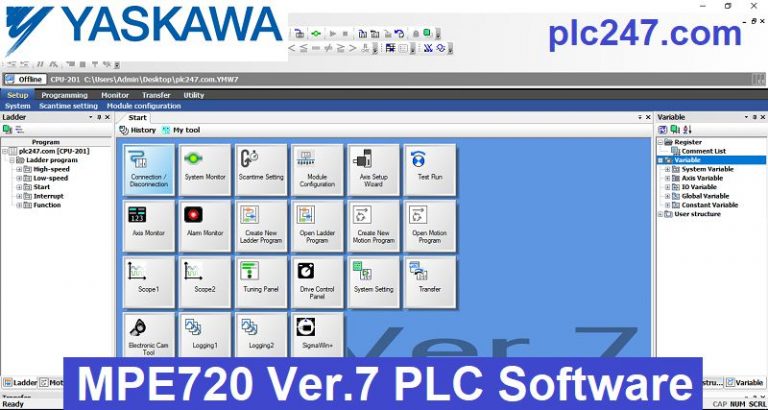 [Download] MPE720 Ver.7 Yaskawa PLC Software - plc247.com
