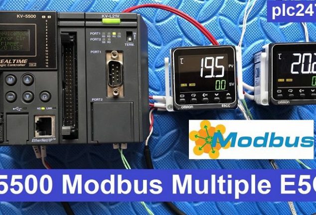 [Tutorial] PLC Keyence & E5CC Omron Modbus-RTU via RS485 - plc247.com