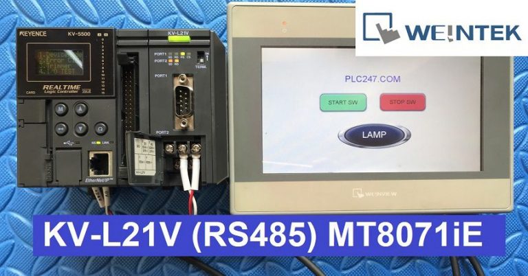 [Tutorial] Keyence KV5500 & VT5-W07 Ethernet Connection - plc247.com