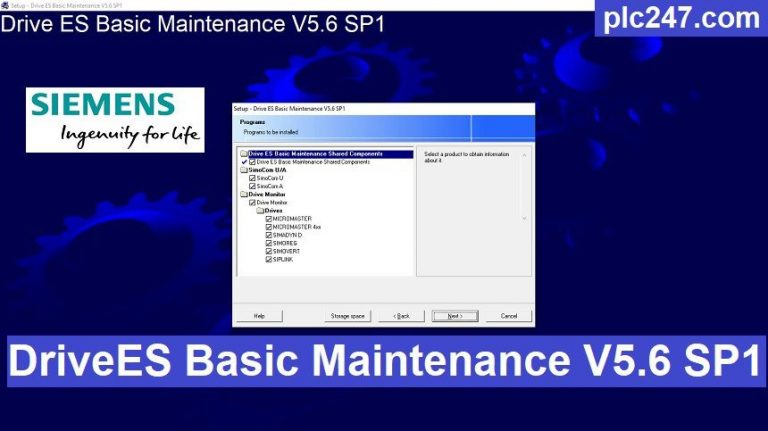 [Download] Drive ES Basic Maintenance V5.6 SP1 Software - plc247.com