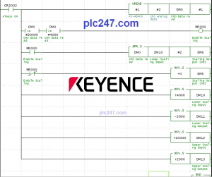 [Tutorial] PLC Keyence Analog "4 to 20mA" Read & Scale - plc247.com