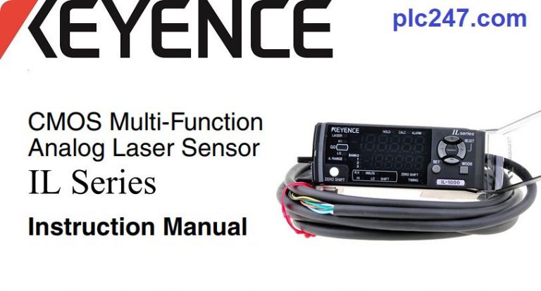 Keyence IL1000 Series Manual PDF - plc247.com