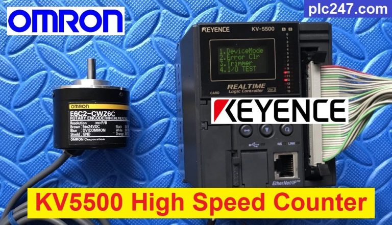 [Tutorial] Keyence KV5500 High Speed Counter - plc247.com