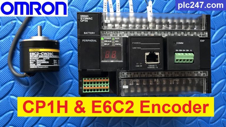 [Tutorial] CP1H & Omron Encoder "High Speed Counter" - plc247.com