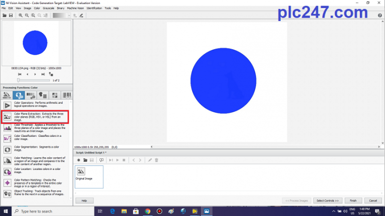 [LabView] Circle Detection - plc247.com