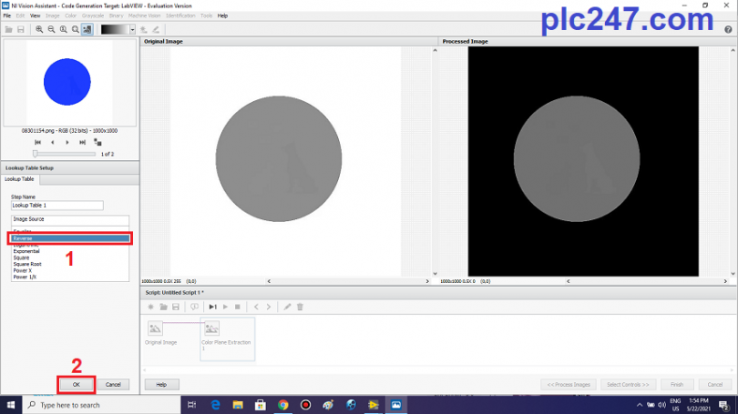 [LabView] Circle Detection - plc247.com