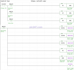 Keyence PLC & YASKAWA V1000 "Modbus-RTU" Tutorial - plc247.com