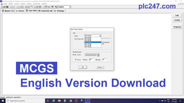 [Download] MCGS HMI English Software (GoogleDrive) - plc247.com