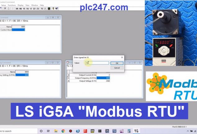 Siemens S7 1200 "Modbus RTU" Danfoss FC302 Tutorial - plc247.com