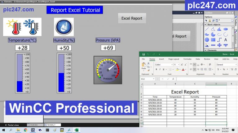 [Share Code] WinCC Professional Excel Report - plc247.com