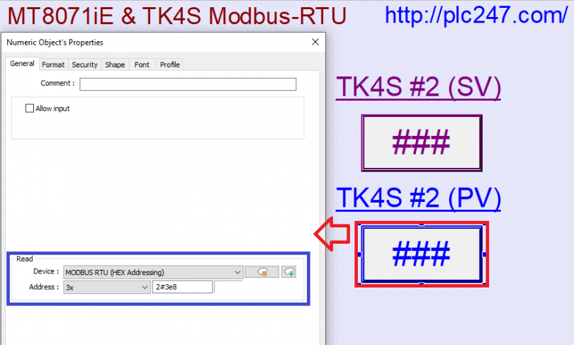 Autonics TK4S & Weintek MT8071iE "Modbus-RTU" Tutorial - plc247.com