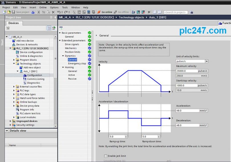 Siemens S7-1200 "Servo Control" MR-J4-A Mitsubishi Tutorial - plc247.com