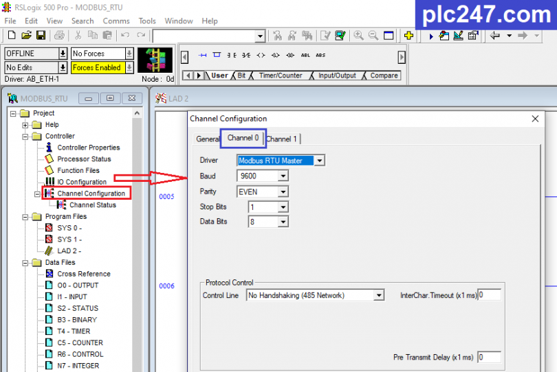Micrologix 1100 "Modbus RTU" DELTA MS300 Tutorial - plc247.com