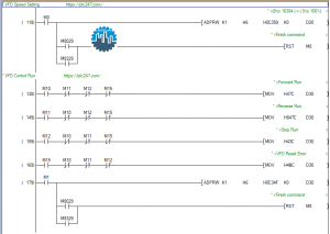 FX3U "Modbus RTU" Danfoss FC302 Tutorial - plc247.com