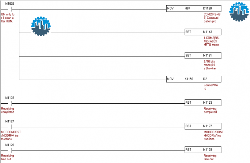 DVP 14SS2 "Modbus RTU" Siemens Sinamics V20 Tutorial - plc247.com