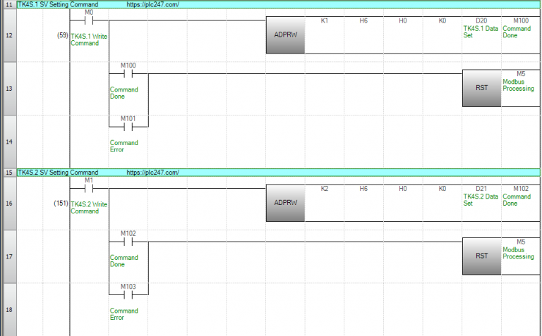 Mitsubishi FX5U "Modbus RTU" Autonics TK4S Tutorial - plc247.com