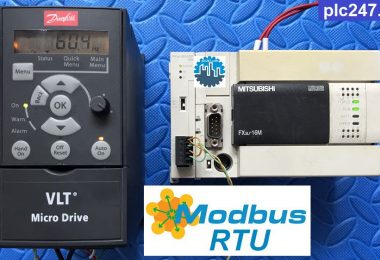 Siemens S7 1200 "Modbus RTU" Danfoss FC302 Tutorial - plc247.com