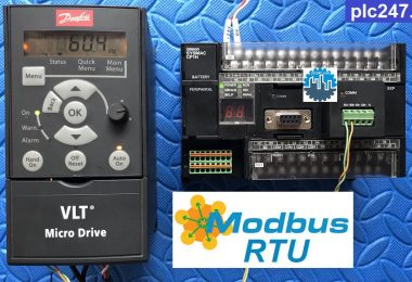 Siemens S7 1200 "Modbus RTU" Danfoss FC302 Tutorial - plc247.com