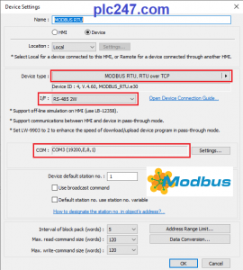 Weintek MT8071iE "Modbus RTU" Danfoss FC51 Tutorial - plc247.com
