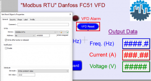 Weintek MT8071iE "Modbus RTU" Danfoss FC51 Tutorial - plc247.com