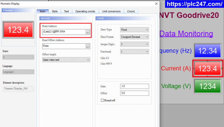Delta HMI "Modbus RTU" INVT GD20 Inverter Tutorial - plc247.com
