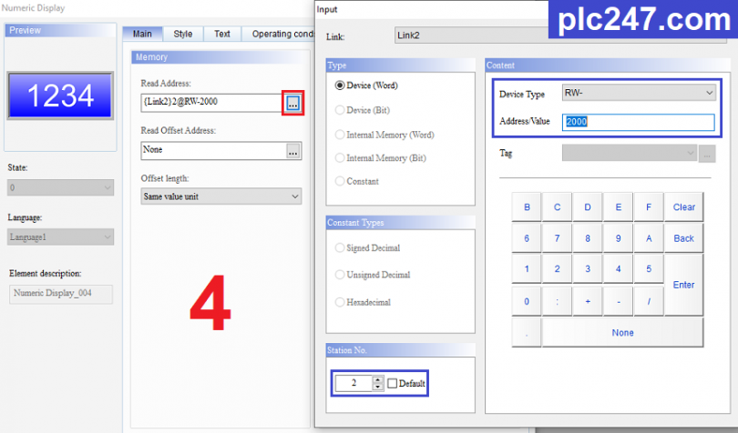 Delta DOP-107EV "Modbus RTU" Omron E5CC Tutorial - plc247.com