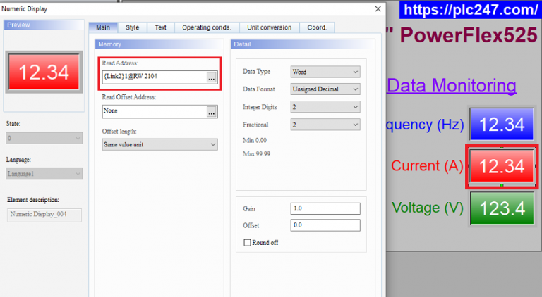 Delta HMI "Modbus RTU" PowerFlex 525 Inverter Tutorial - plc247.com