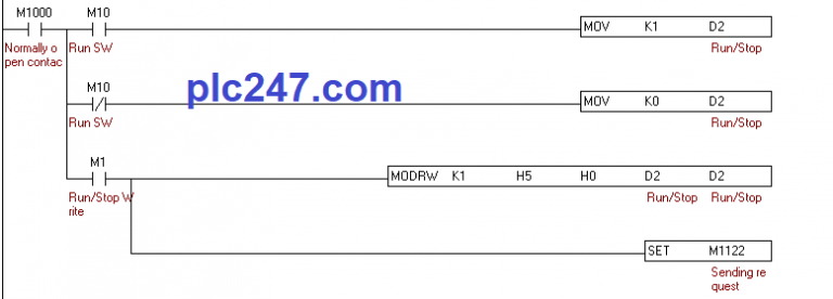PLC Delta "Modbus RTU" Hitachi NE-S1 Tutorial - plc247.com
