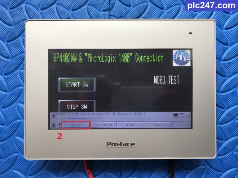 Proface HMI Set "IP Address" Tutorial - plc247.com