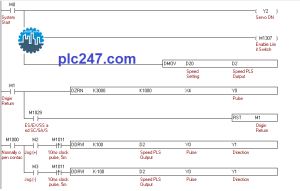 PLC Delta "Servo Control" Panasonic Minas A6 Tutorial - plc247.com