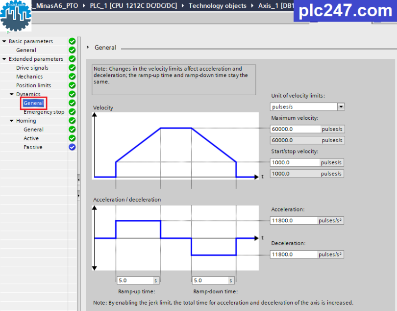 Siemens S7 1200 "Servo Control" Delta B2 Tutorial - plc247.com