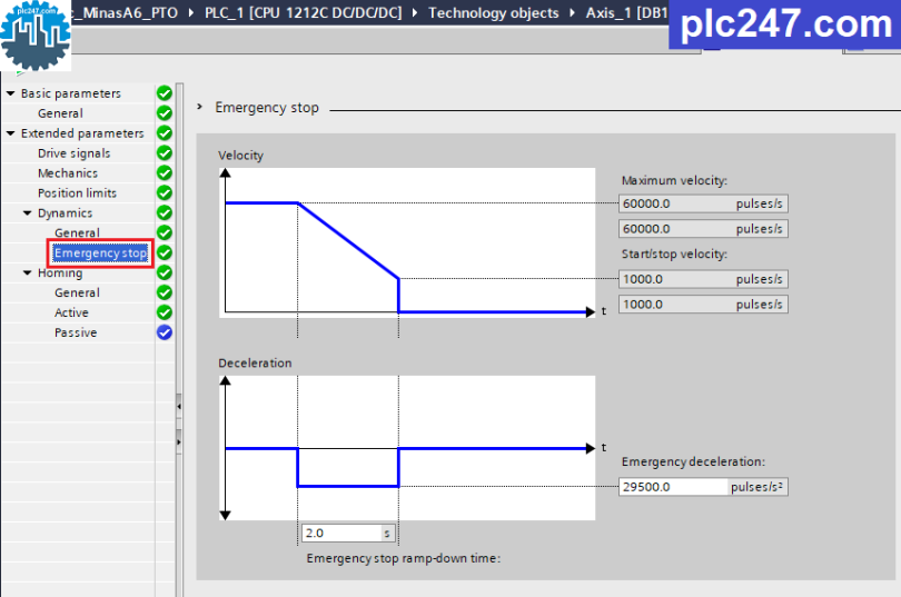 S7 1200 "Servo Control" Panasonic Minas A6 Tutorial - plc247.com