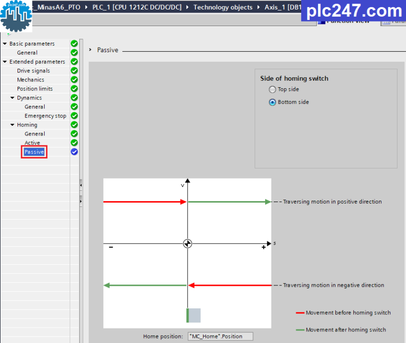 S7 1200 "Servo Control" Panasonic Minas A6 Tutorial - plc247.com
