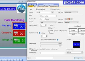 Mitsubishi HMI "Modbus RTU" Delta MS300 Tutorial - plc247.com