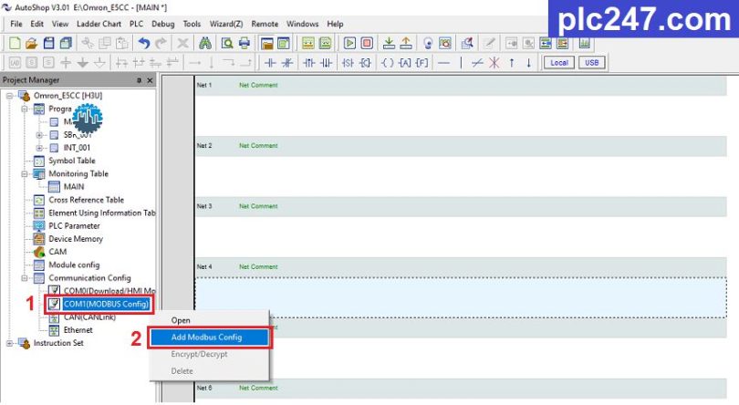 Plc Inovance Modbus Rtu Omron E5cc Tutorial