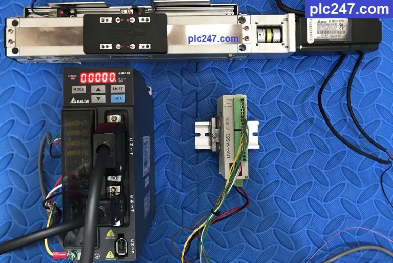 PLC Delta "Servo Control" Delta B2 Tutorial - plc247.com