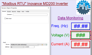 HMI Weintek "Modbus RTU" Inovance MD200 Tutorial - plc247.com