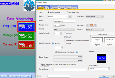 Mitsubishi HMI "Modbus RTU" Inovance MD200 Tutorial - plc247.com