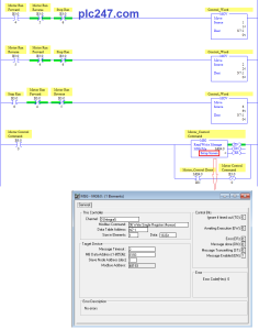 PLC MicroLogix "Modbus RTU" Inovance MD200 Tutorial - plc247.com