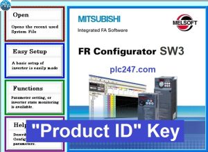 Mitsubishi "Product ID" Key for All Software - plc247.com