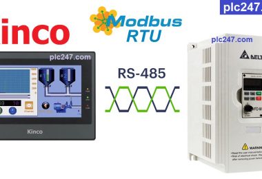 PLC Inovance "Modbus RTU" Delta VFD M Tutorial - plc247.com