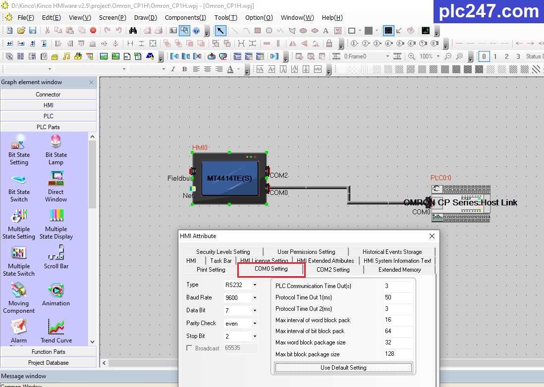 Kinco HMI & PLC Omron "Communication" Tutorial - plc247.com