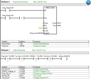 Siemens S7-200 "Modbus RTU" Delta VFD-M Inverter - plc247.com