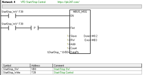 Siemens S7-200 "Modbus RTU" Hitachi NE-S1 Inverter - plc247.com
