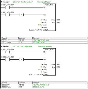 Siemens S7-200 "Modbus RTU" Omron E5CC Tutorial - plc247.com