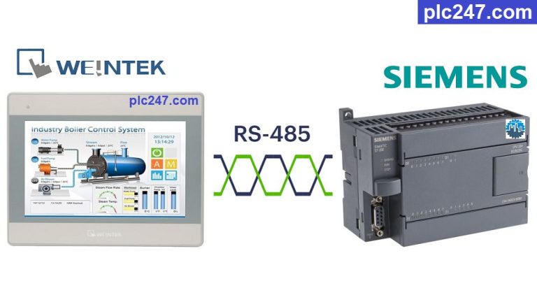 Weintek HMI & Siemens S7-200 "Communication" Tutorial - plc247.com