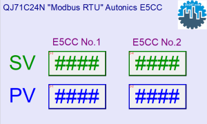 Mitsubishi QJ71C24N "Modbus RTU" Omron E5CC Tutorial - plc247.com