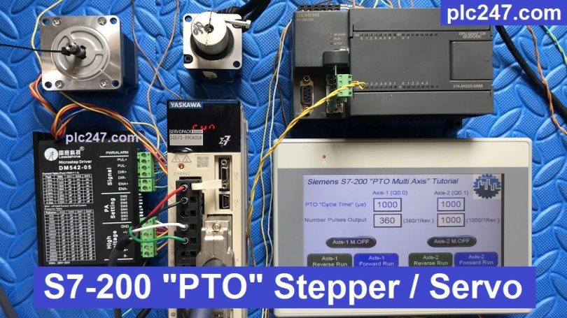 Siemens S7-200 "Pulse Train Output" Tutorial - plc247.com