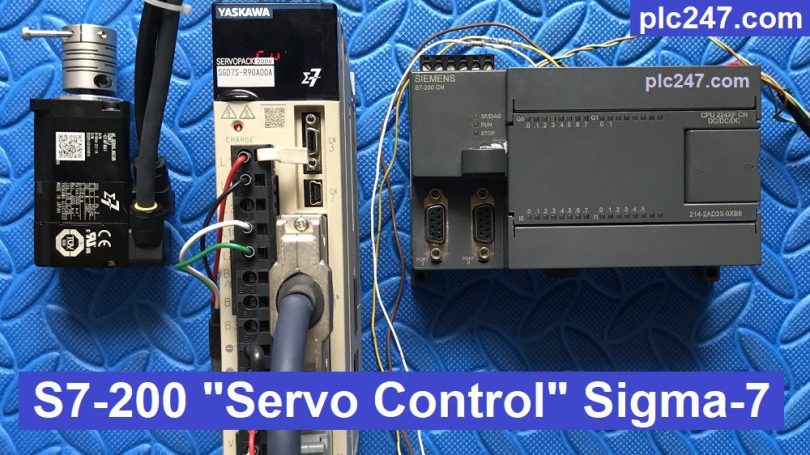 Siemens S7-200 "Servo Control" Yaskawa Sigma 7 Tutorial - plc247.com