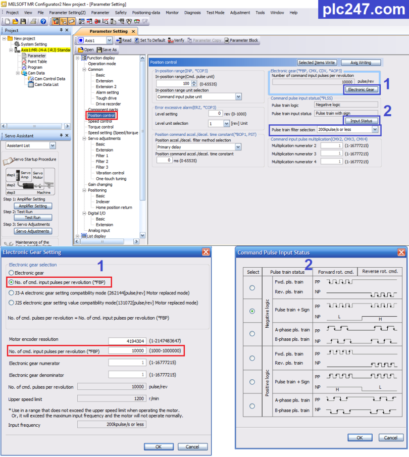 [Tutorial] Mitsubishi MR-J4-A Basic Setting - plc247.com
